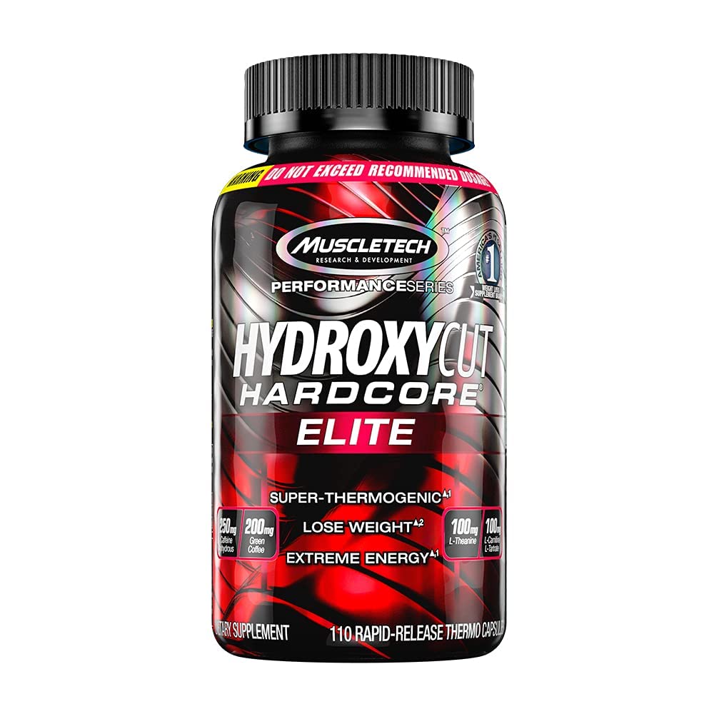 MuscleTech Performance Series Hydroxycut Hardcore Elite, 110 capsules ...