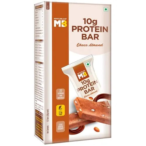 MuscleBlaze Choco Almond Protein Bar, 35 gm Price, Uses, Side Effects ...