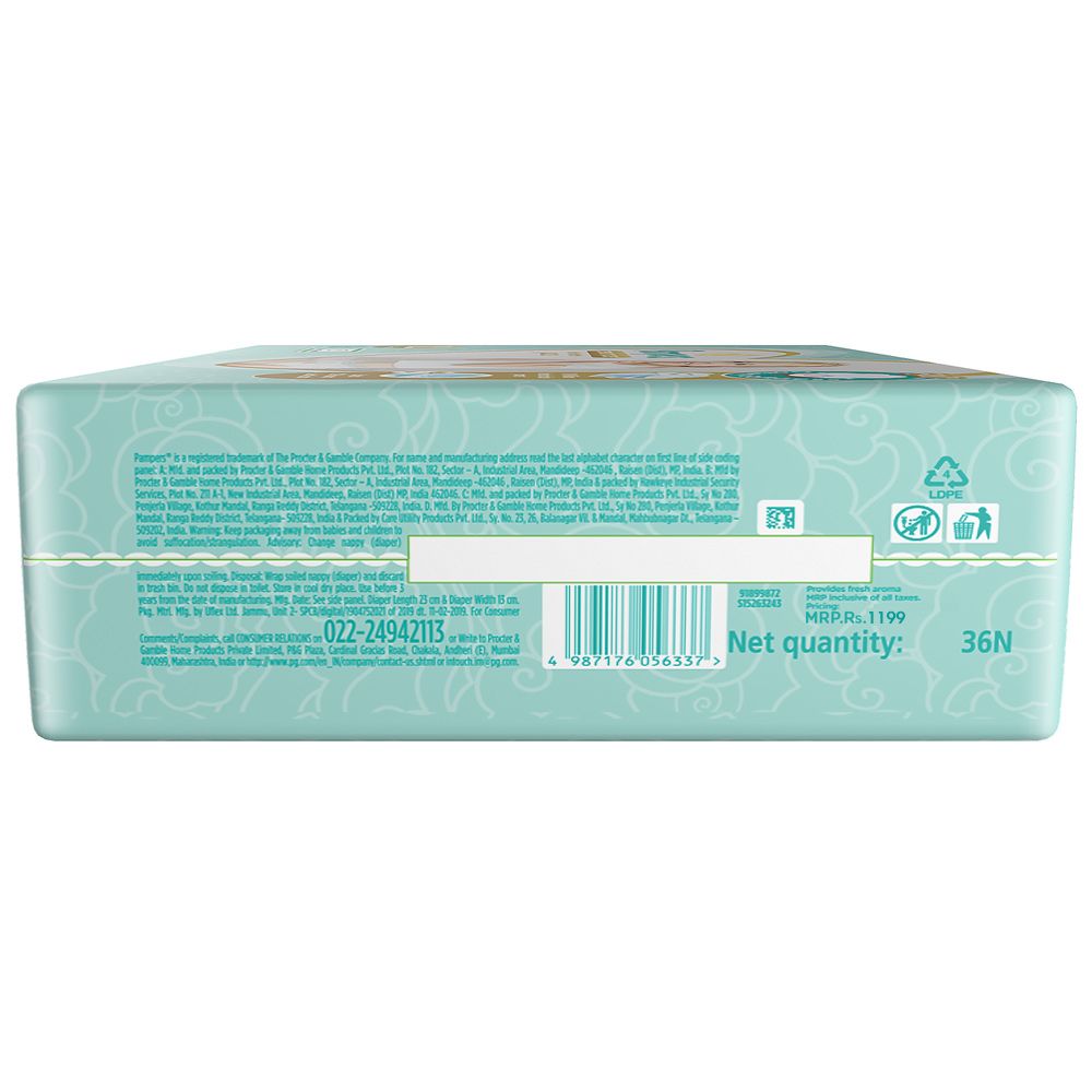 Pampers Premium Care Diaper Pants XL, 36 Count Price, Uses, Side ...