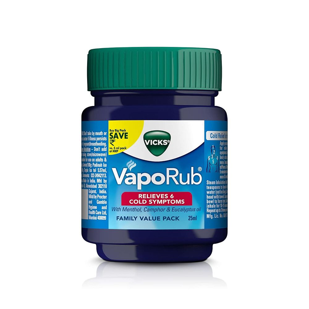 Vicks Vaporub, 25 ml Price, Uses, Side Effects, Composition - Apollo ...