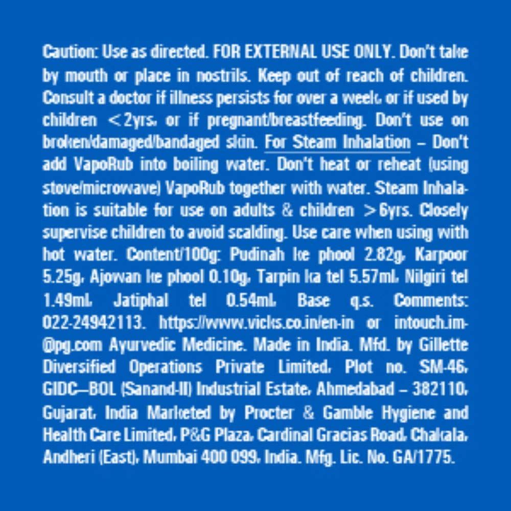 Vicks Vaporub, 110 ml Price, Uses, Side Effects, Composition - Apollo ...