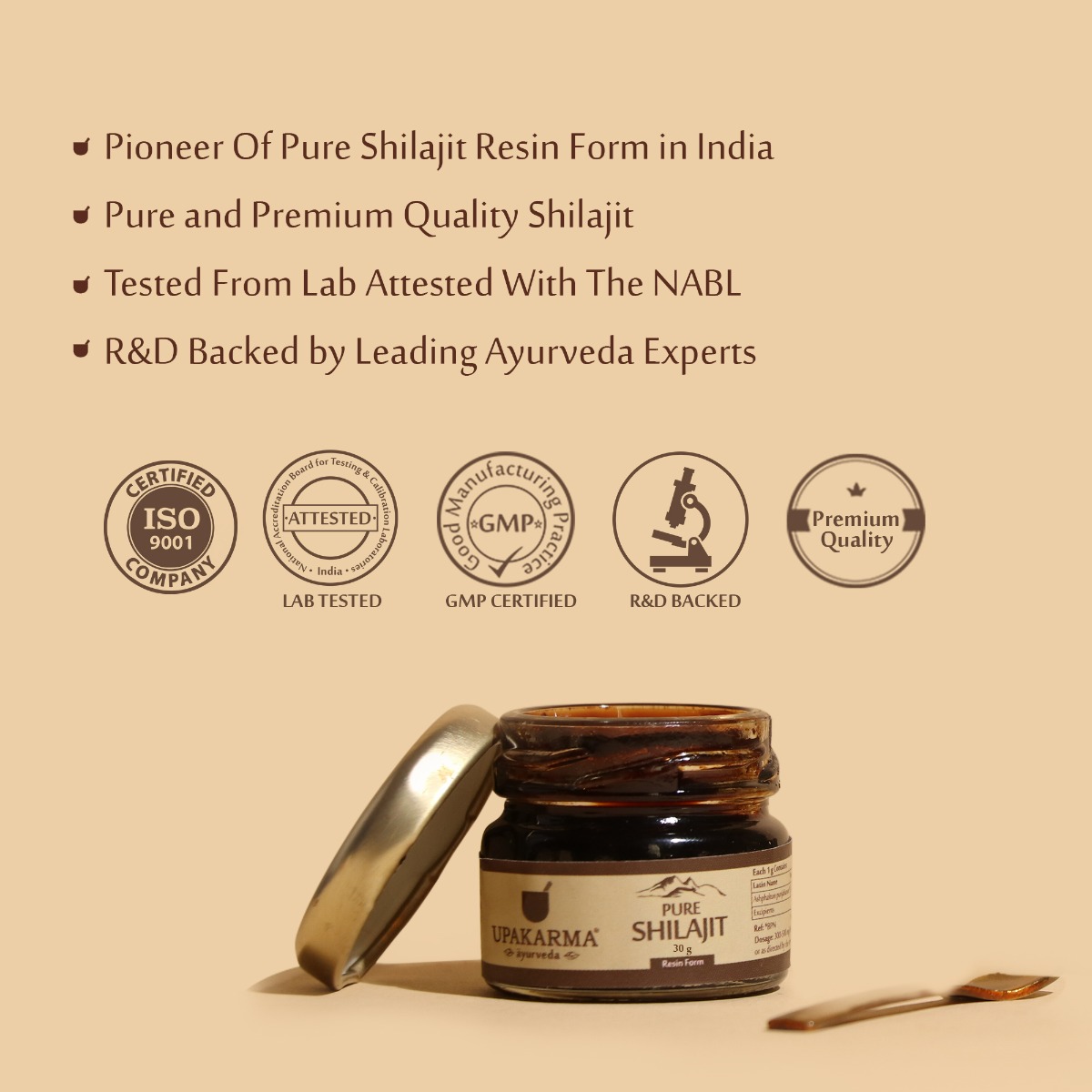 Upakarma Ayurveda Pure Shilajit, 30 gm Price, Uses, Side Effects ...