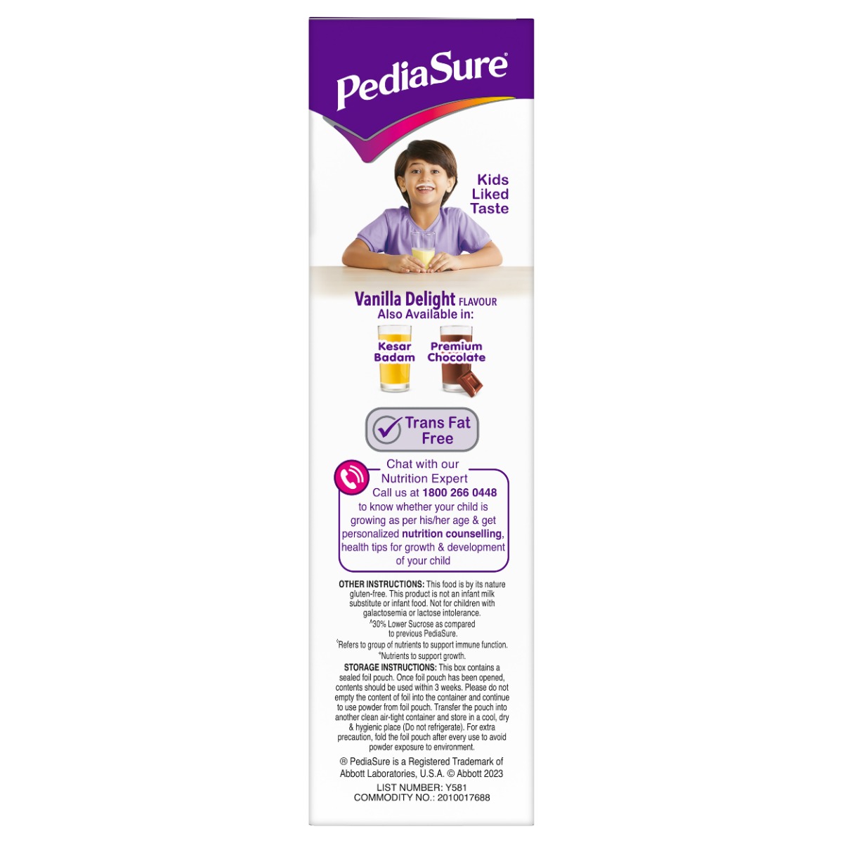 Pediasure Complete, Balanced Nutrition Vanilla Delight Flavour ...