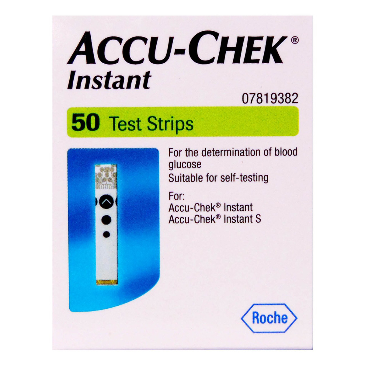 Buy Accu-Chek Instant Test Strips, 50 Count | 19 Minutes Delivery ...