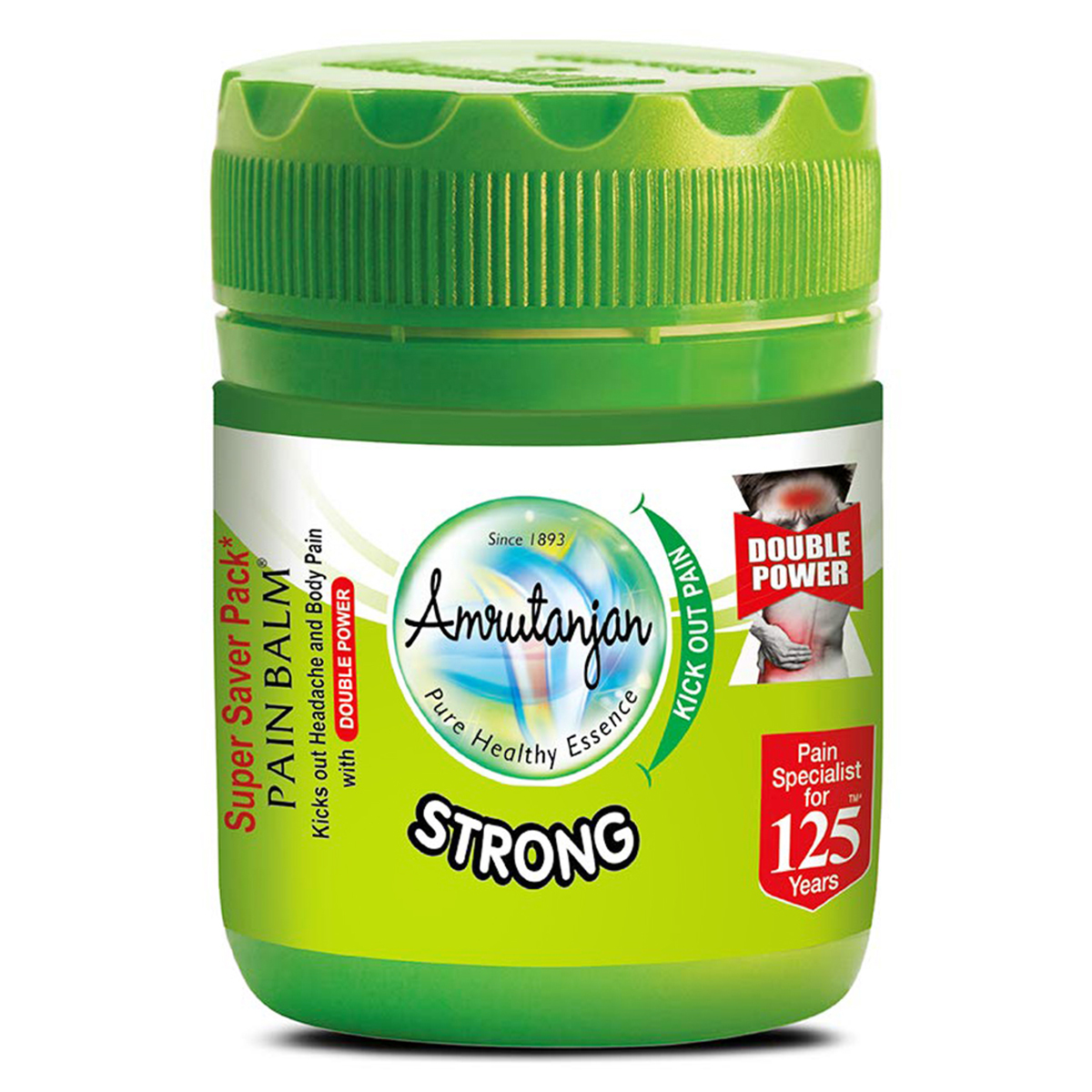 Buy Amrutanjan Double Power Strong Balm 55ml - Apollo Pharmacy.