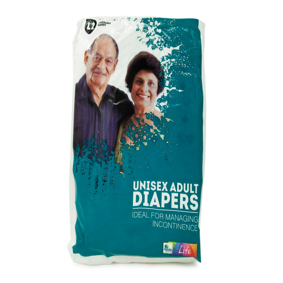 Buy Apollo Life Unisex Adult Diapers Large 2's - Apollo Pharmacy.