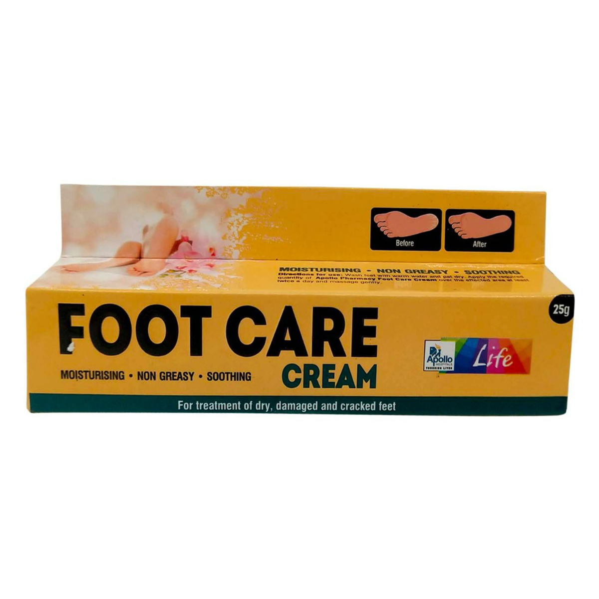 Buy Apollo Life Foot Care Cream 25g - Apollo Pharmacy.