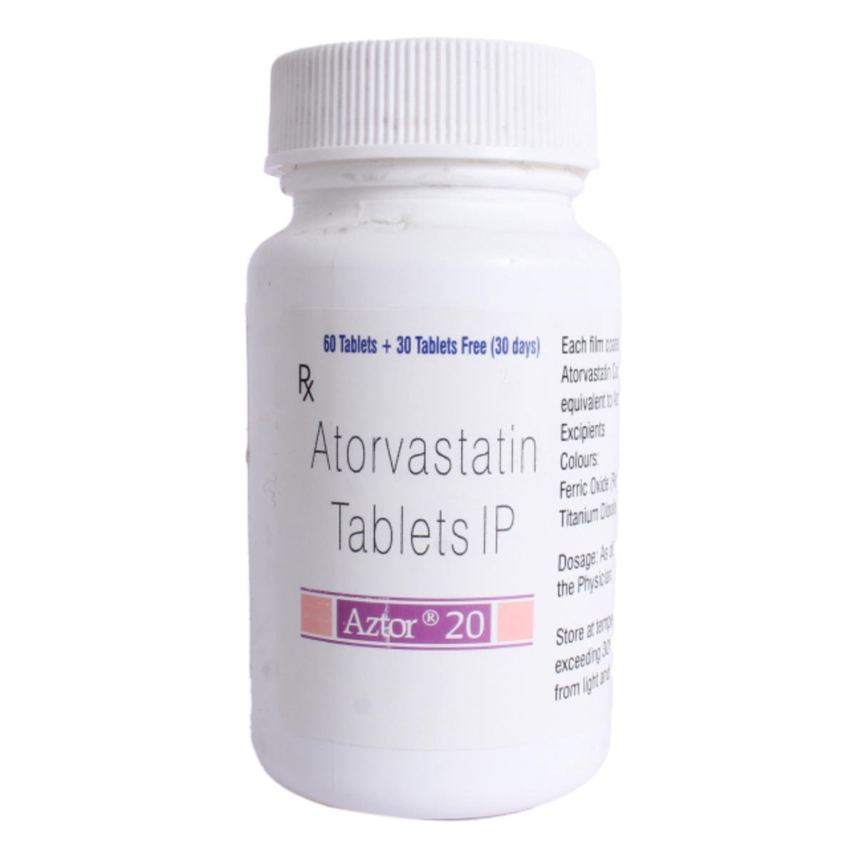 Aztor 20 Tablet 60's (60+30 Free) Price, Uses, Side Effects ...
