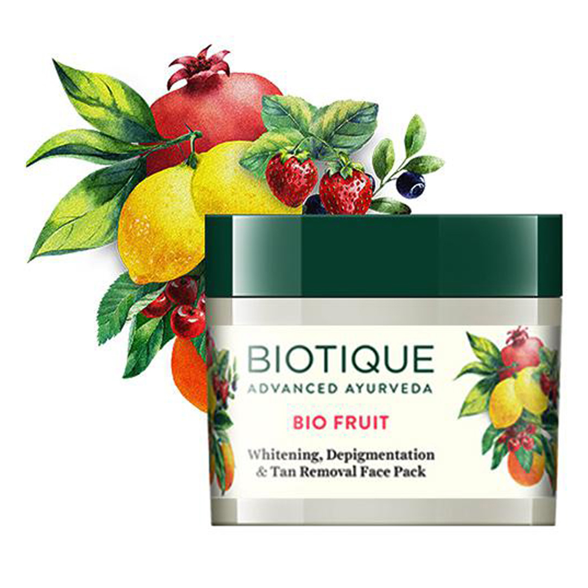 Buy Biotique Bio Fruit Whitening Pack 85gm - Apollo Pharmacy.