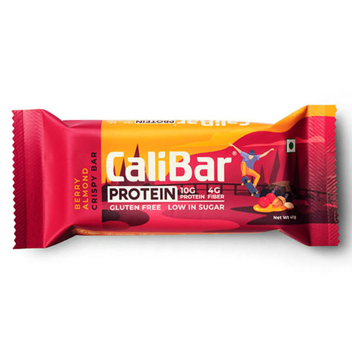 Calibar Protein Berry Almond Crispy Bar, 40 gm | Uses, Benefits, Price ...