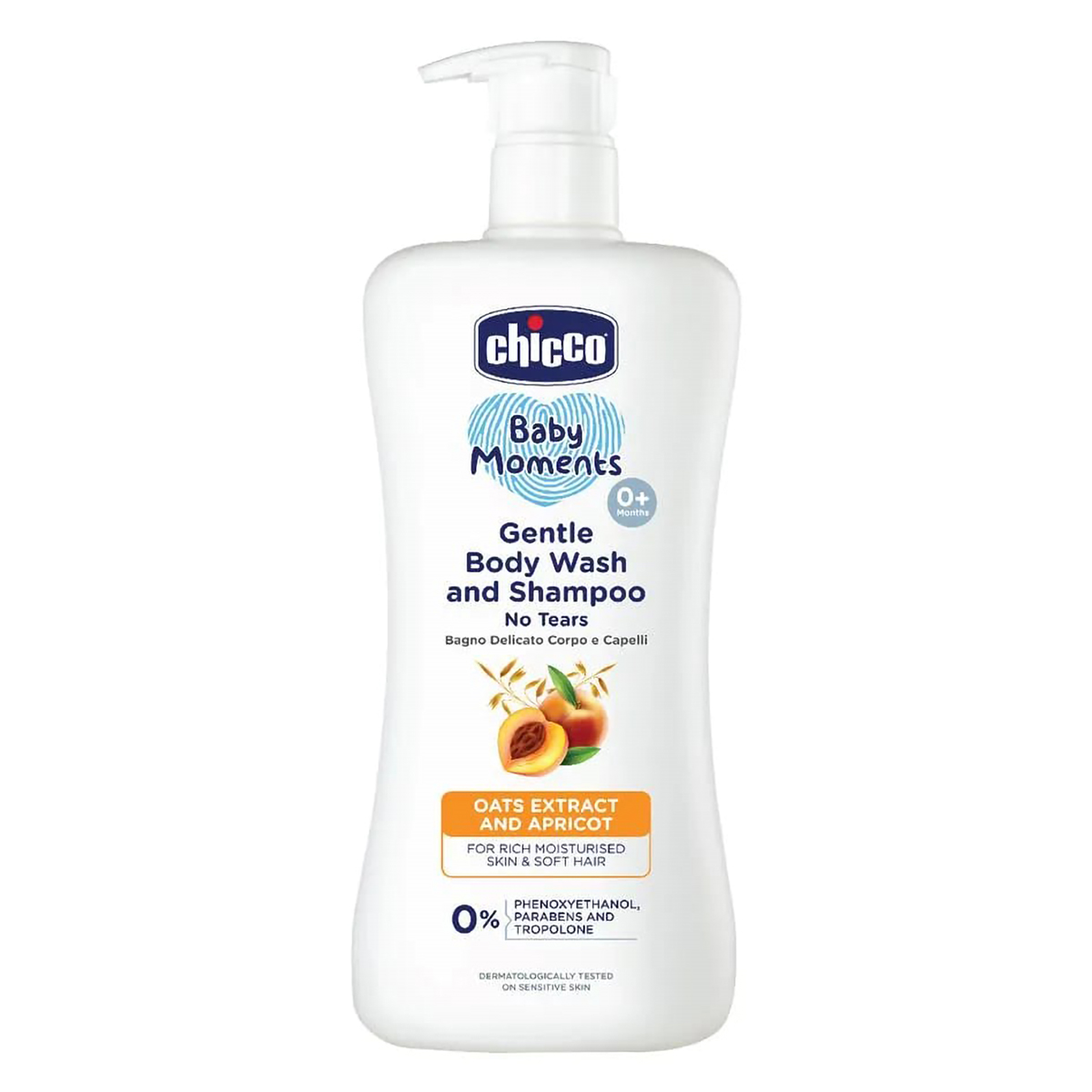 Buy Chicco Baby Moments Gent Body Wash & Shampoo 200Ml - Apollo Pharmacy.