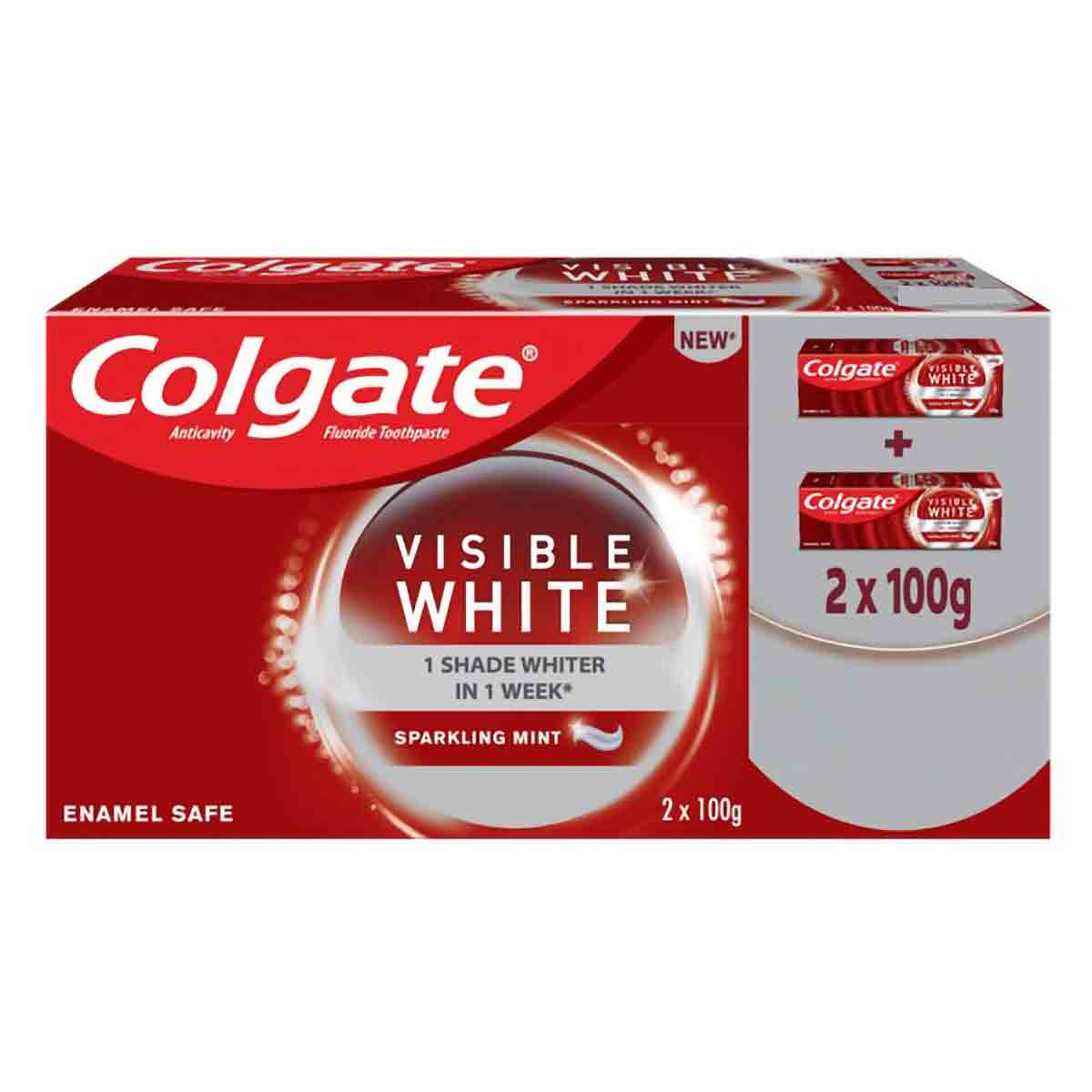 Buy Colgate Visible White 200Gm Saver Pack - Apollo Pharmacy.