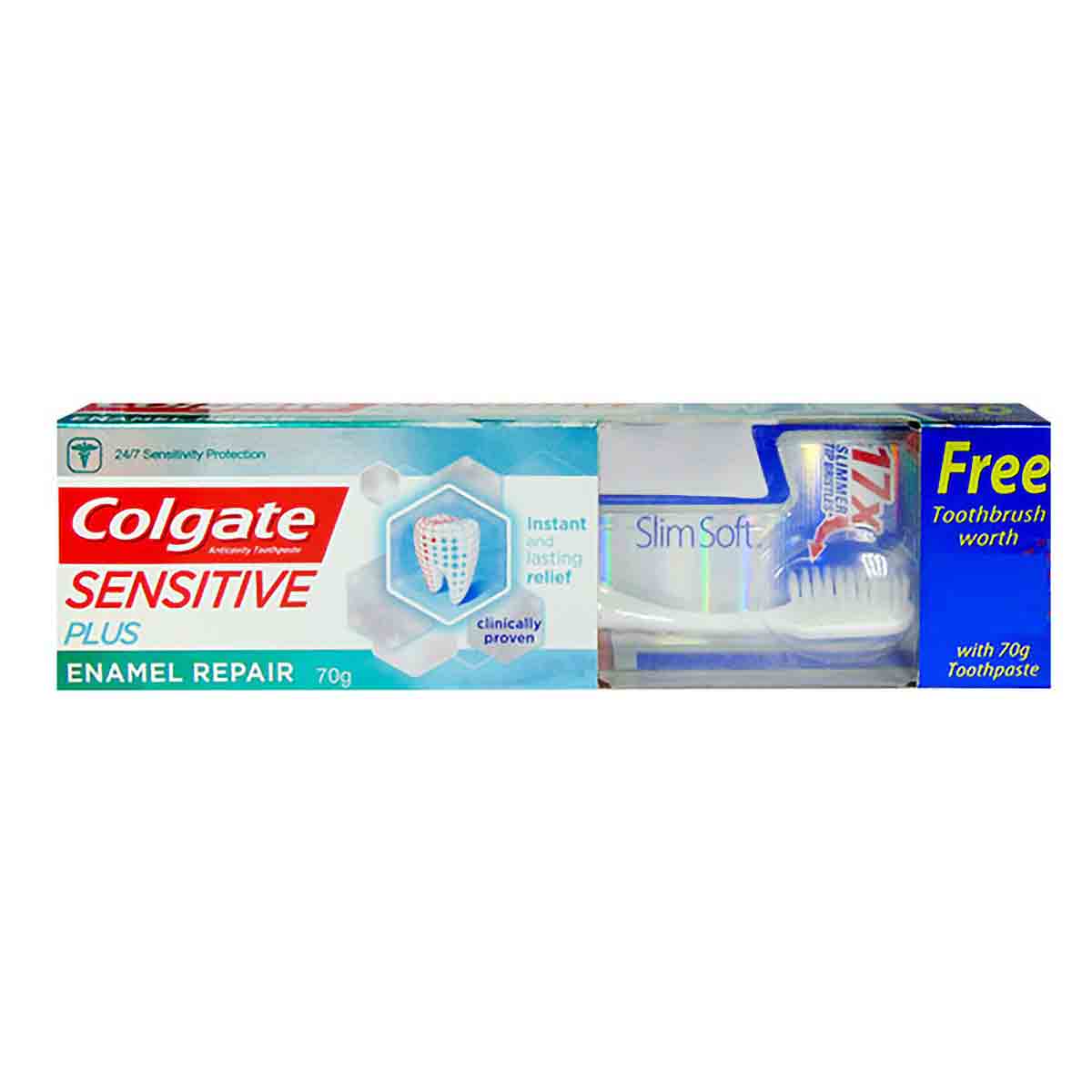 Buy Colgate Sensitive Plus Enamlrepair Toothpaste, 70 gm | 19 Minutes ...