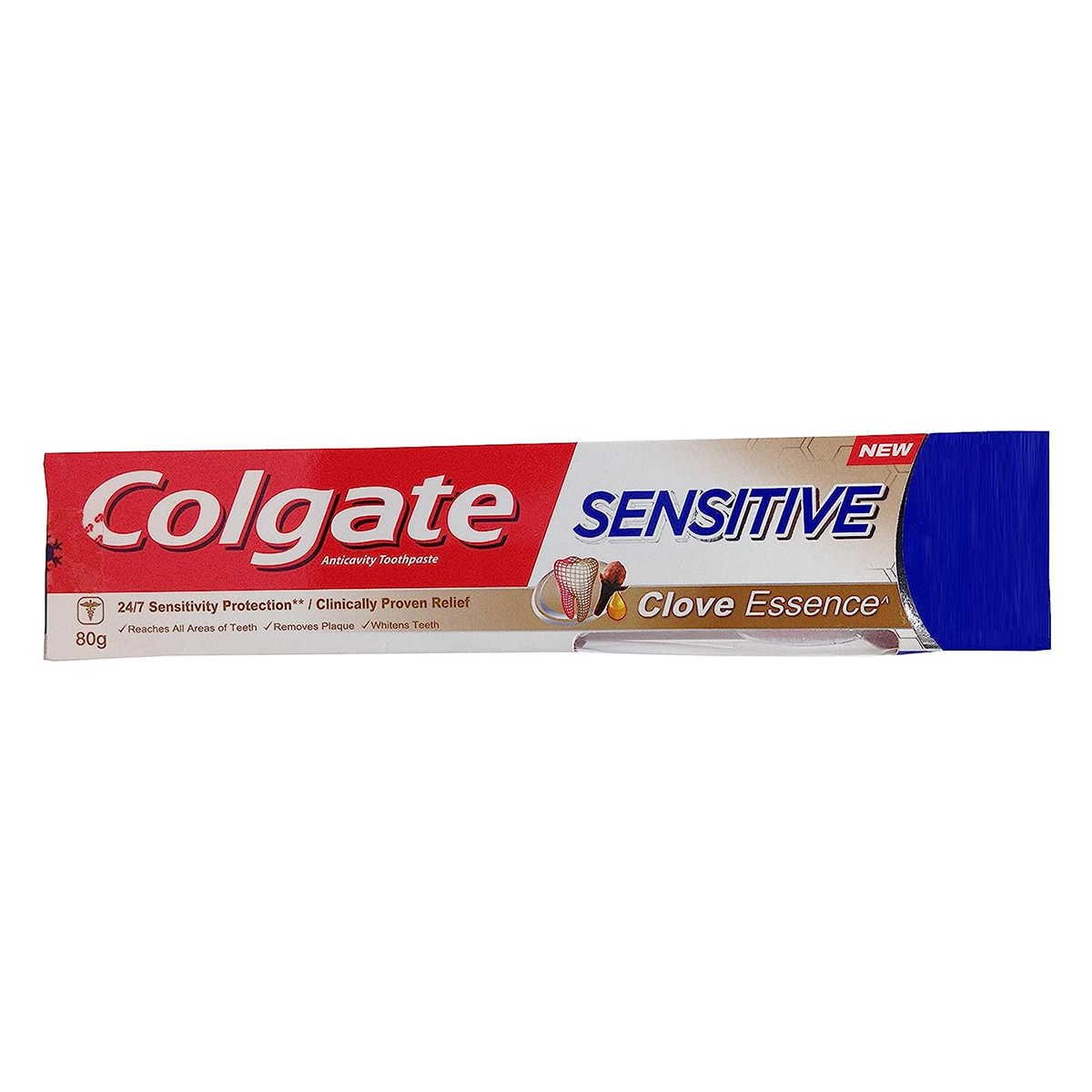 Buy Colgate Sensitive Clove Essence Toothpaste, 80 gm | 19 Minutes ...