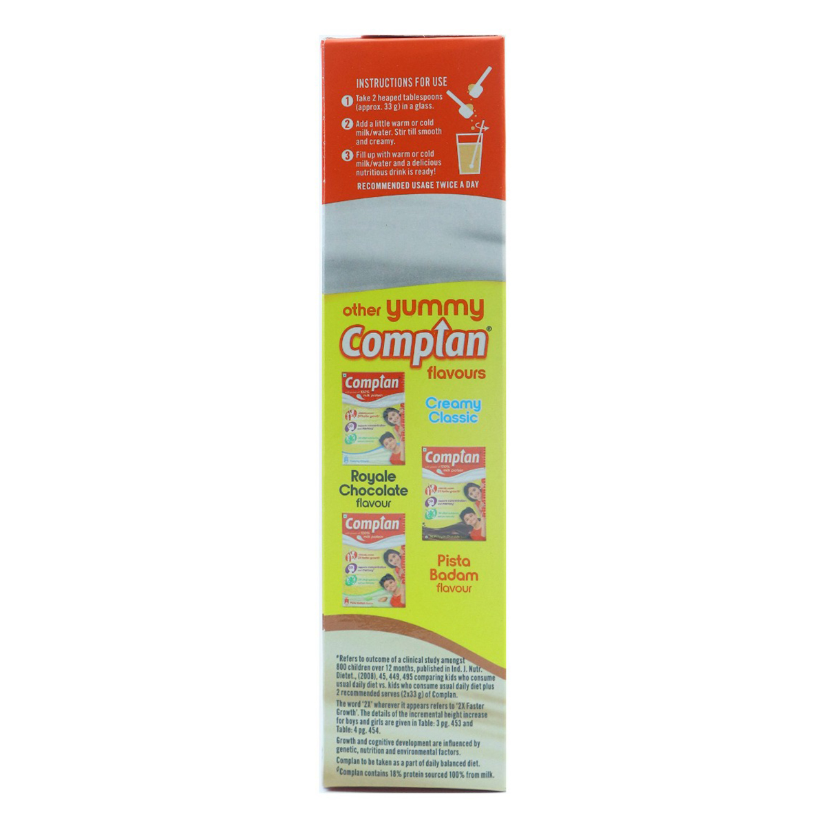 Complan Kesar Badam Flavour Nutrition Drink Powder, 500 gm Refill Pack ...