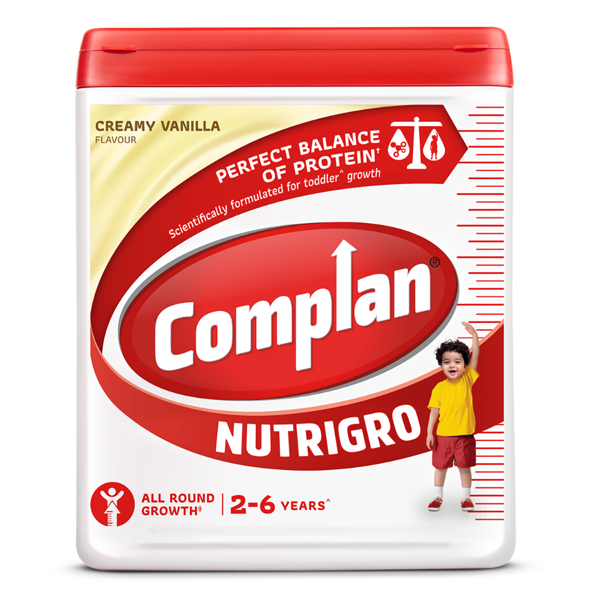 Complan Nutrigro Creamy Vanilla Flavour Nutrition Drink Powder, 400 gm ...