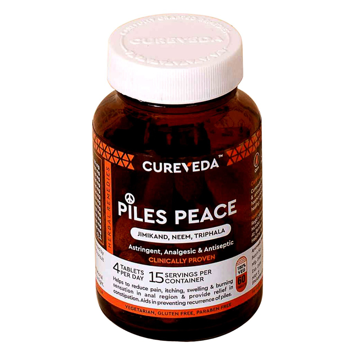 Cureveda Piles Peace, 60 Tablets Price, Uses, Side Effects, Composition ...