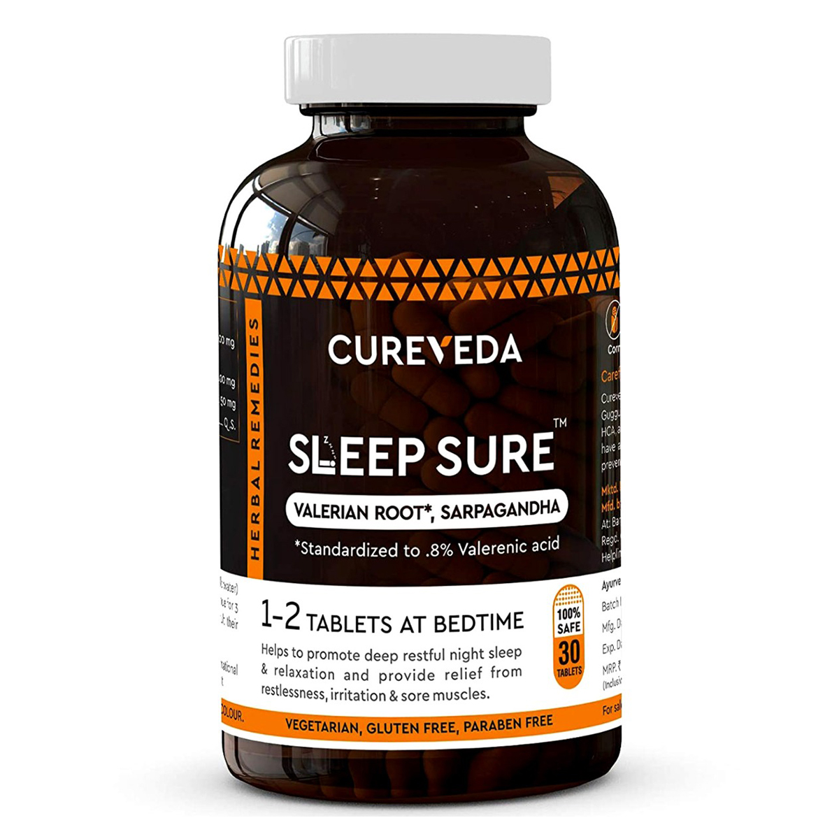 Cureveda Sleep Sure, 30 Tablets Price, Uses, Side Effects, Composition ...