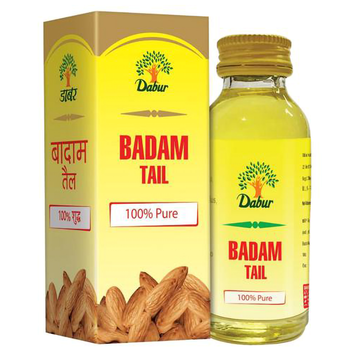 Dabur Badam Tail, 25 ml Price, Uses, Side Effects, Composition - Apollo ...