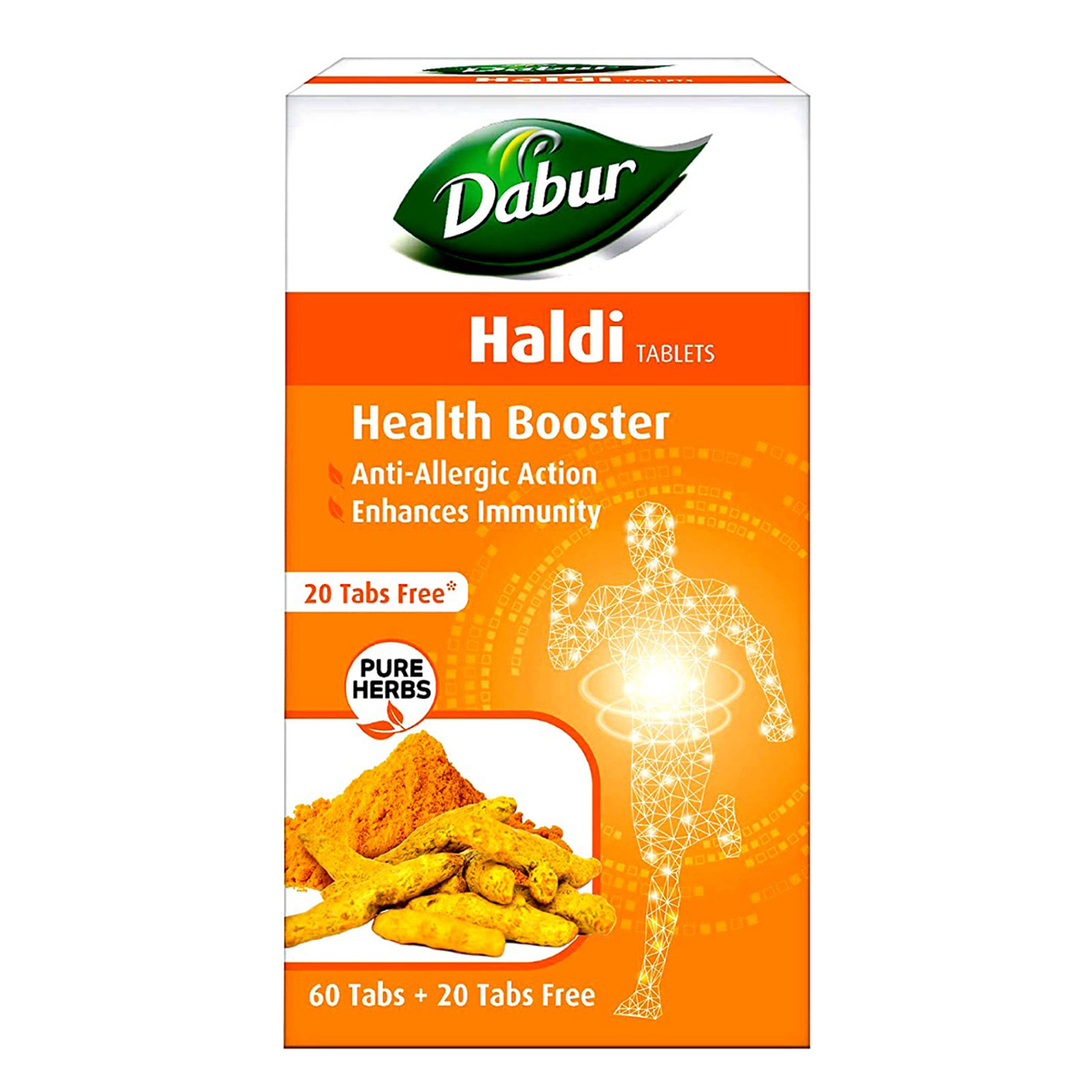 Dabur Haldi, 60 Tablets + 20 Tablets Free Price, Uses, Side Effects ...