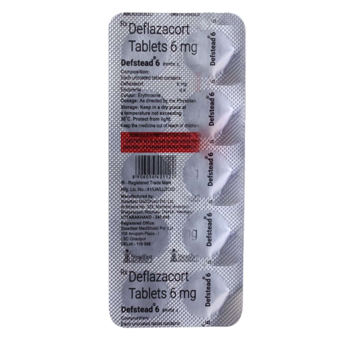 Defstead 6 mg Tablet 10's Price, Uses, Side Effects, Composition ...