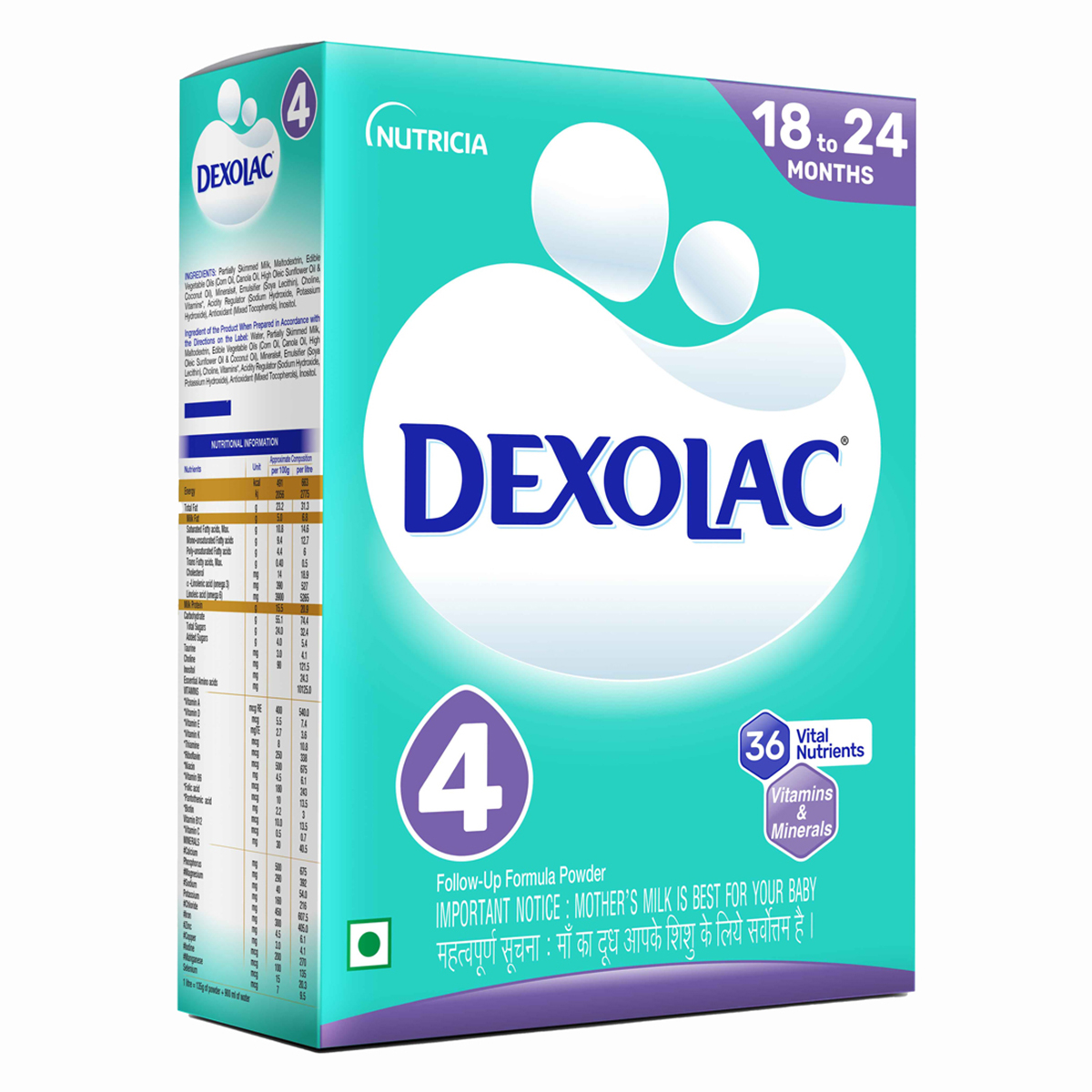 Buy Dexolac Follow-Up Formula Stage 4 Powder (18-24 Months), 400 gm ...