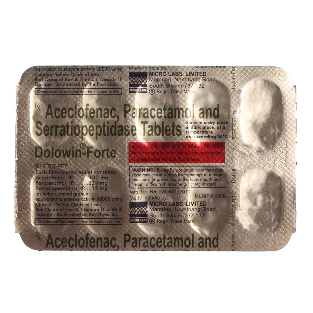 Dolowin Forte Tablet | Uses, Side Effects, Price | Apollo Pharmacy