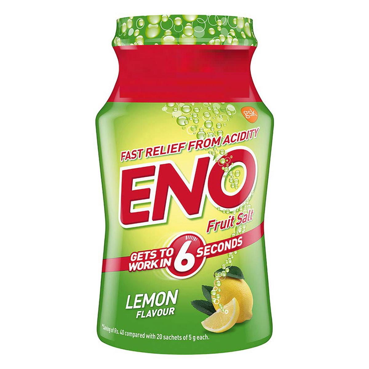 Buy ENO Fruit Salt Lemon Flavour Powder, 100 gm | 19 Minutes Delivery ...
