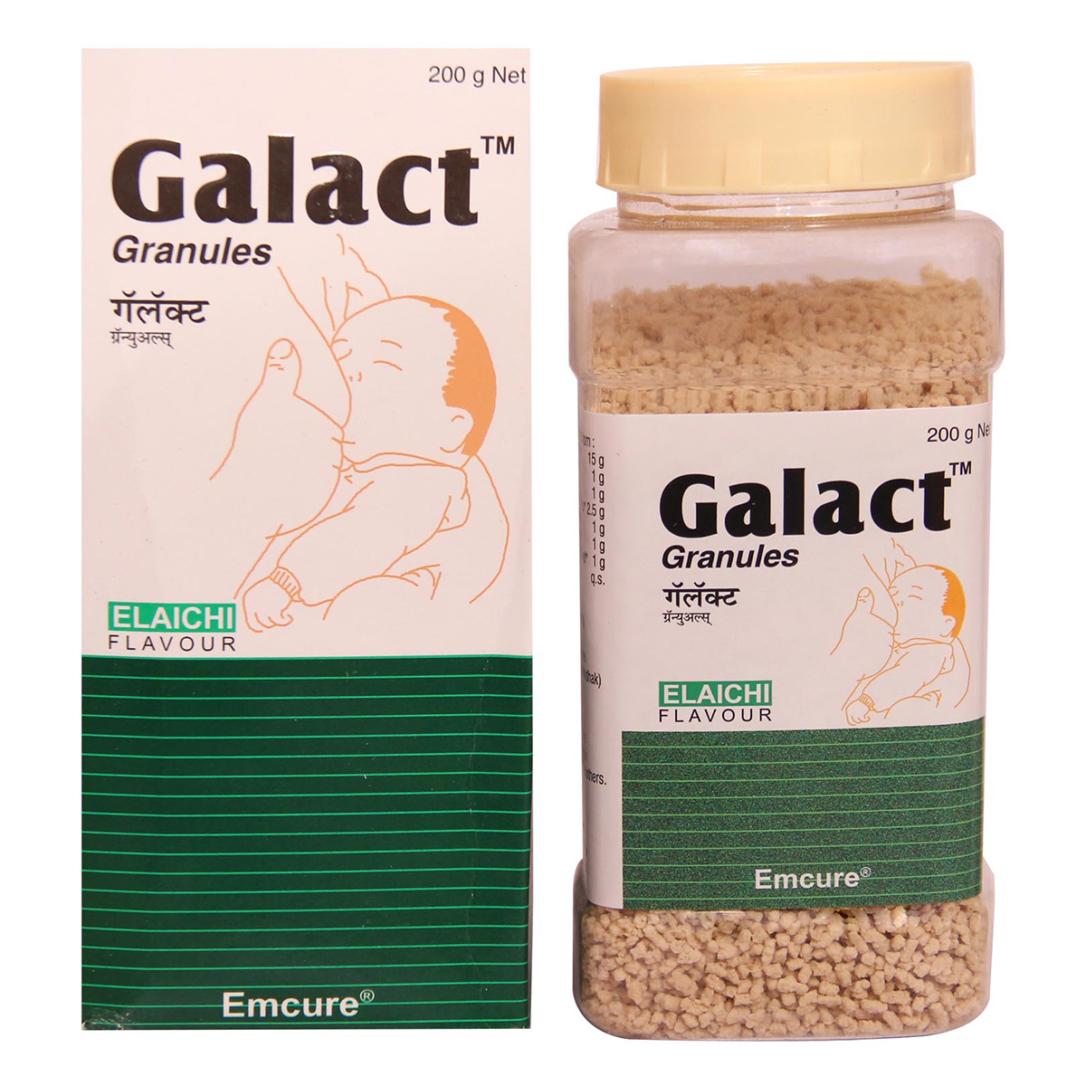 Galact Elaichi Flavour Granules, 200 gm Price, Uses, Side Effects ...