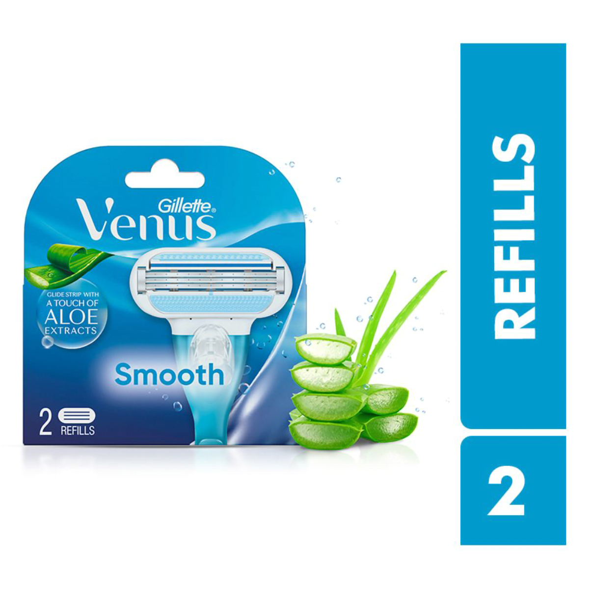 Buy Gillette Venus Razor Cartridges, 2 Count | 19 Minutes Delivery ...