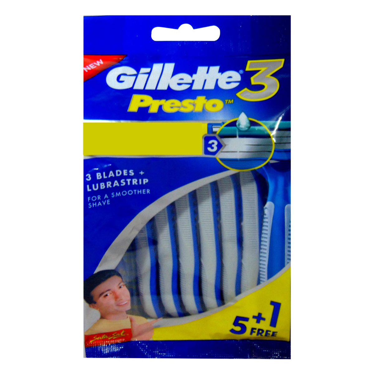 Buy Gillette Guard Razor With 6 Cartridges, 1 Kit | 19 Minutes Delivery ...