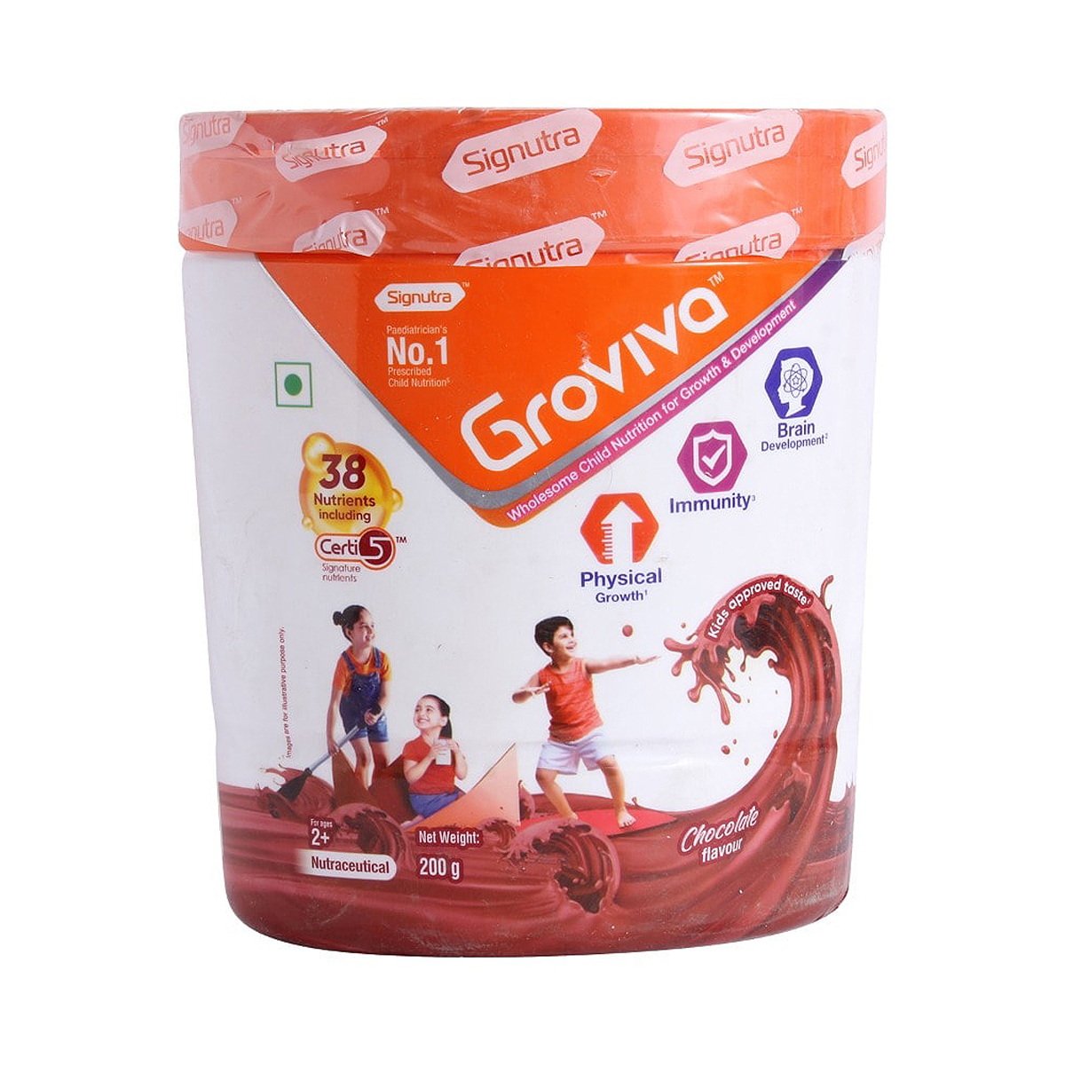 Buy Groviva Chocolate Powder 200 gm | 19 Minutes Delivery | Apollo Pharmacy