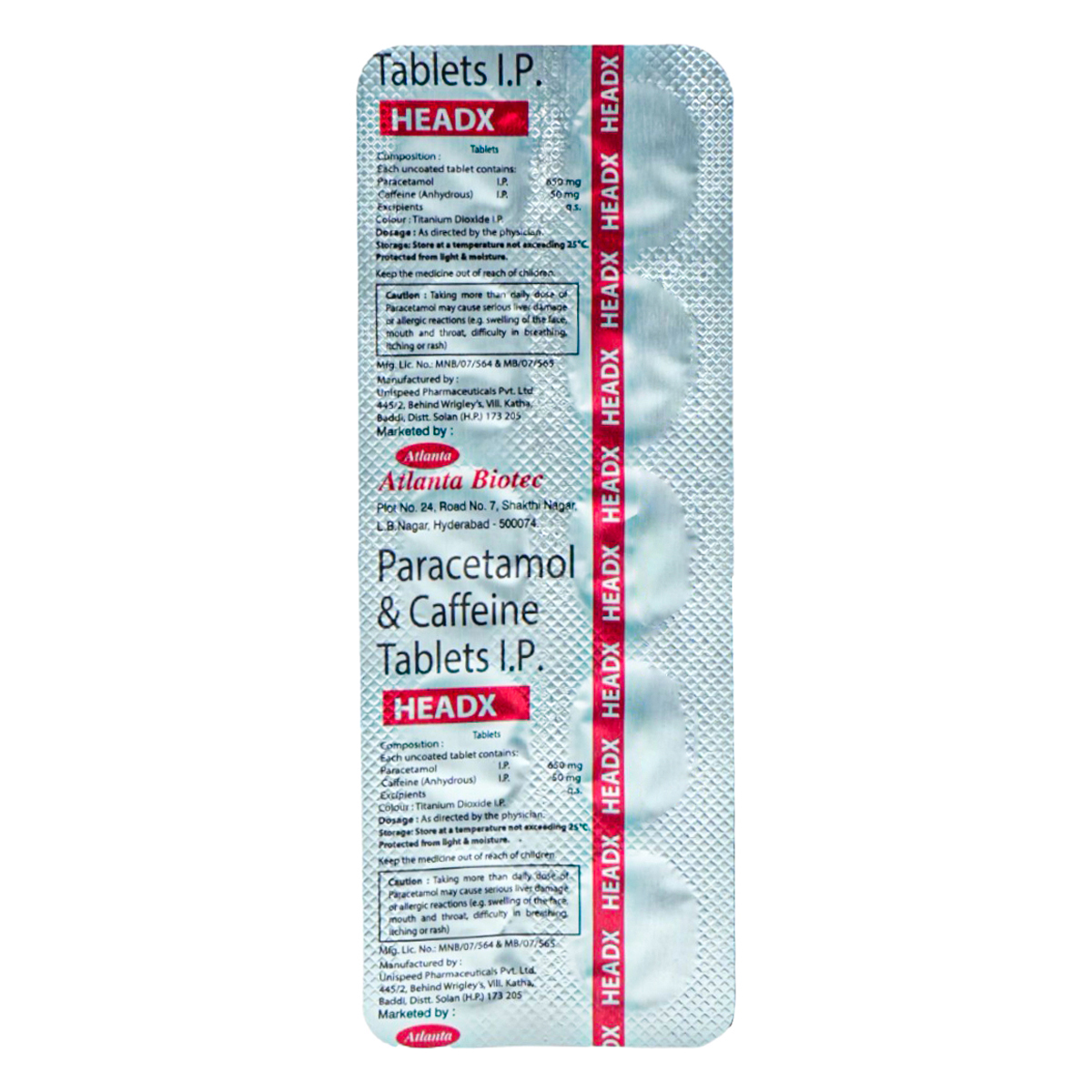 Headx Tablet | Uses, Side Effects, Price | Apollo Pharmacy