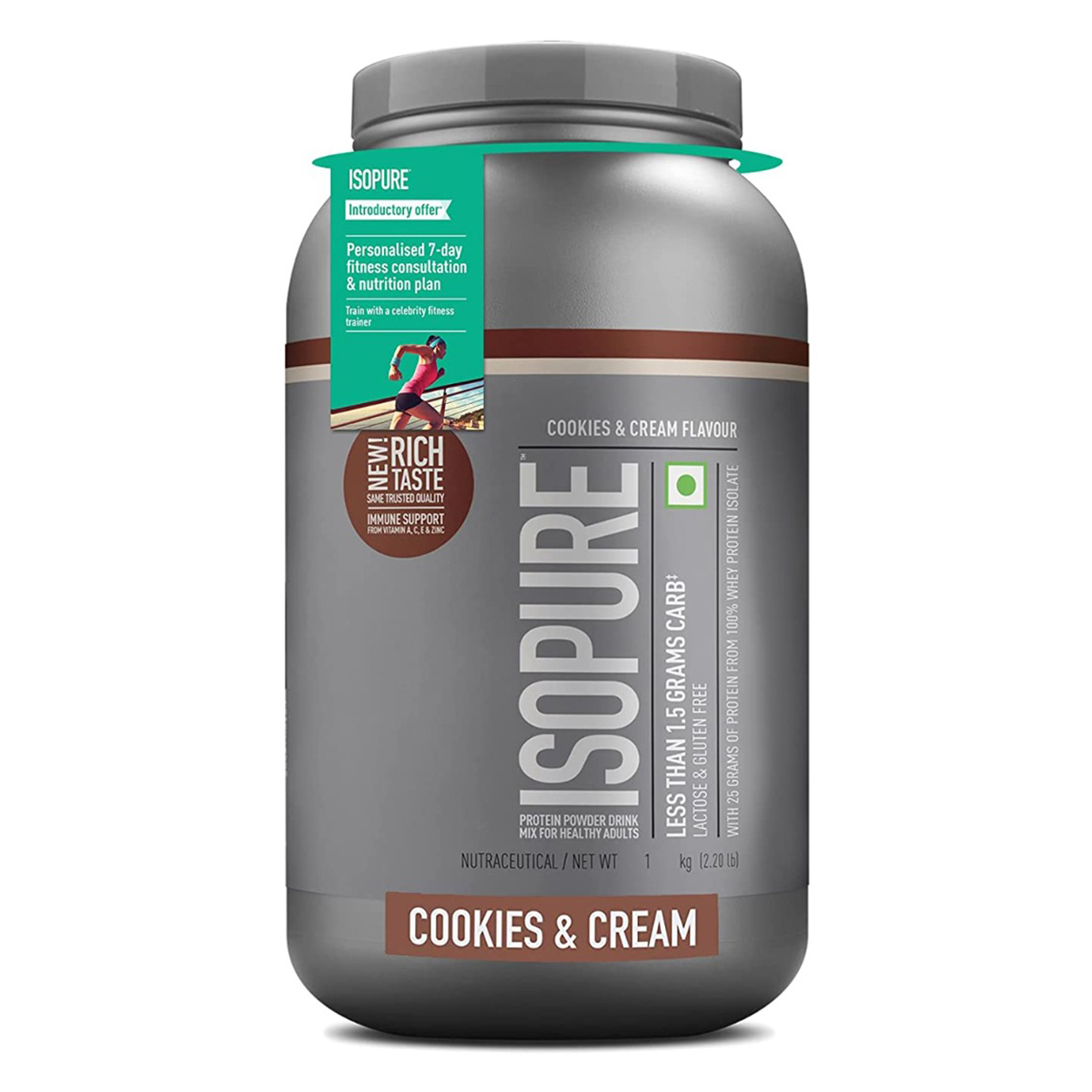 Isopure Less Than 1.5 gm Carbs 100% Whey Protein Isolate Cookies ...