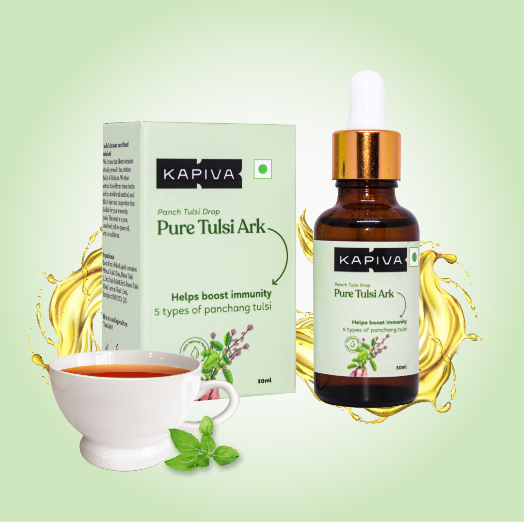 Buy Kapiva Pure Tulsi Ark Drops, 30 ml | 19 Minutes Delivery | Apollo ...