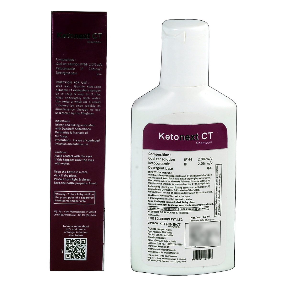 Ketonext CT Shampoo, 60 ml Price, Uses, Side Effects, Composition ...