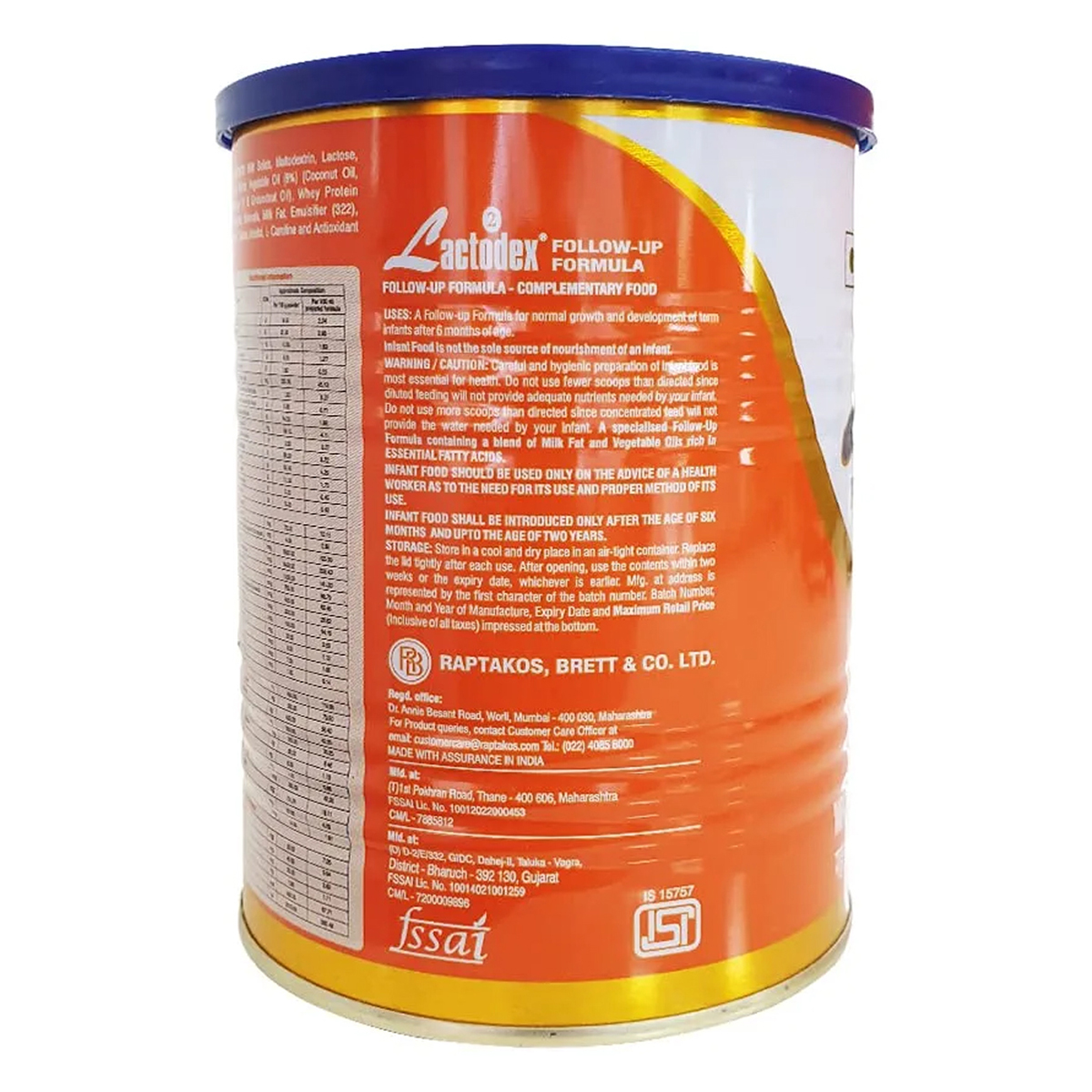 Lactodex Follow-Up Formula Stage 2 Powder for After 6 Months, 500 gm ...