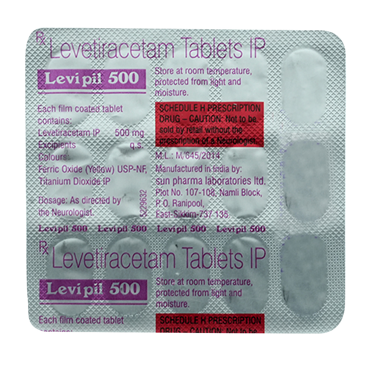 Levipil 500 mg Tablet | Uses, Side Effects, Price | Apollo Pharmacy