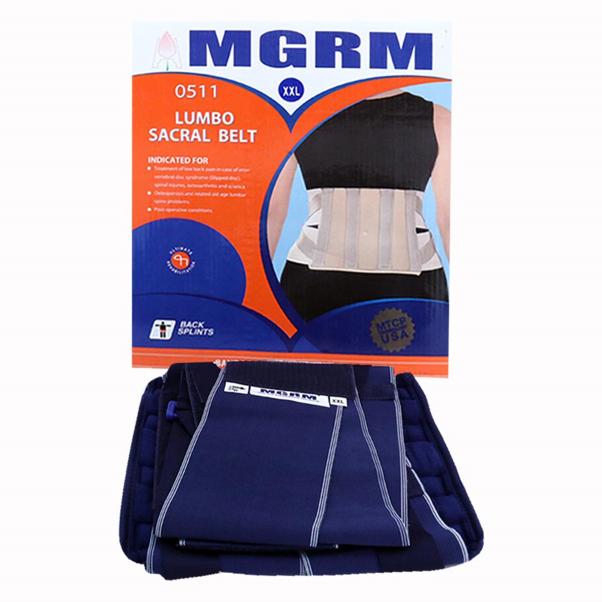 MGRM 0511 Lumbo Sucral Belt XXL, 1 Count | Uses, Benefits, Price ...
