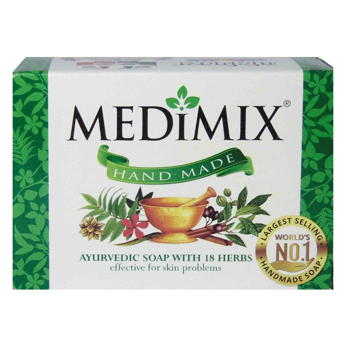 Buy Medimix Ayurvedic Soap 125 gm | 19 Minutes Delivery | Apollo Pharmacy