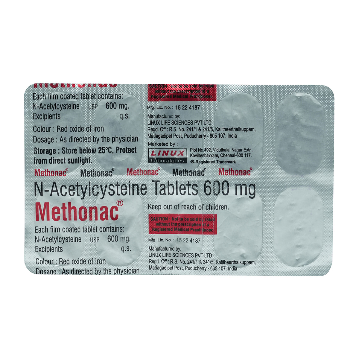 Methonac Tablet 10's Price, Uses, Side Effects, Composition - Apollo ...