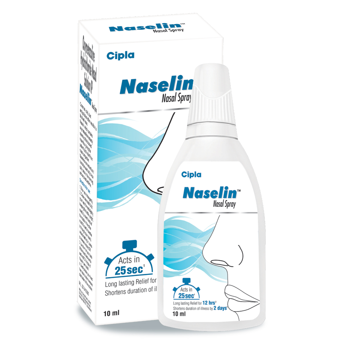 Buy Naselin Nasal Spray, 10 ml | 19 Minutes Delivery | Apollo Pharmacy