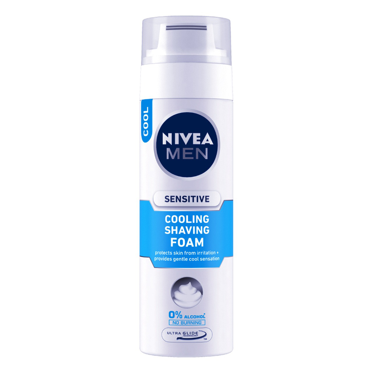 Buy Nivea Men Sensitive Cooling Shaving Foam, 200 ml | 19 Minutes ...