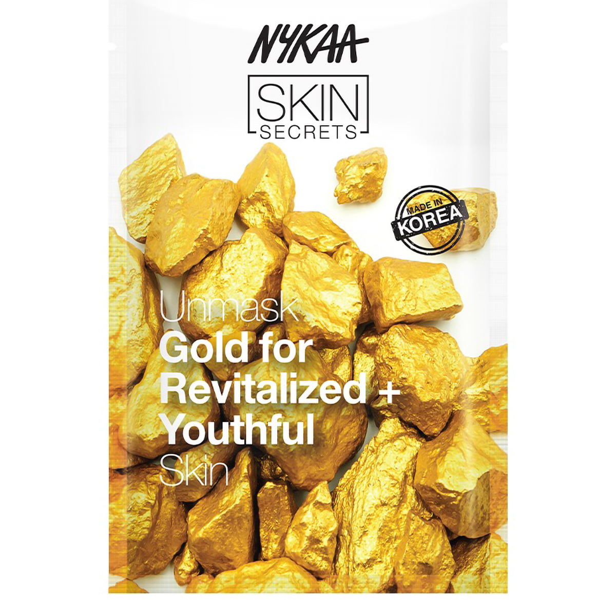 Buy Nykaa Skin Secrets Gold Sheet Mask for Revitalized + Youthful Skin ...