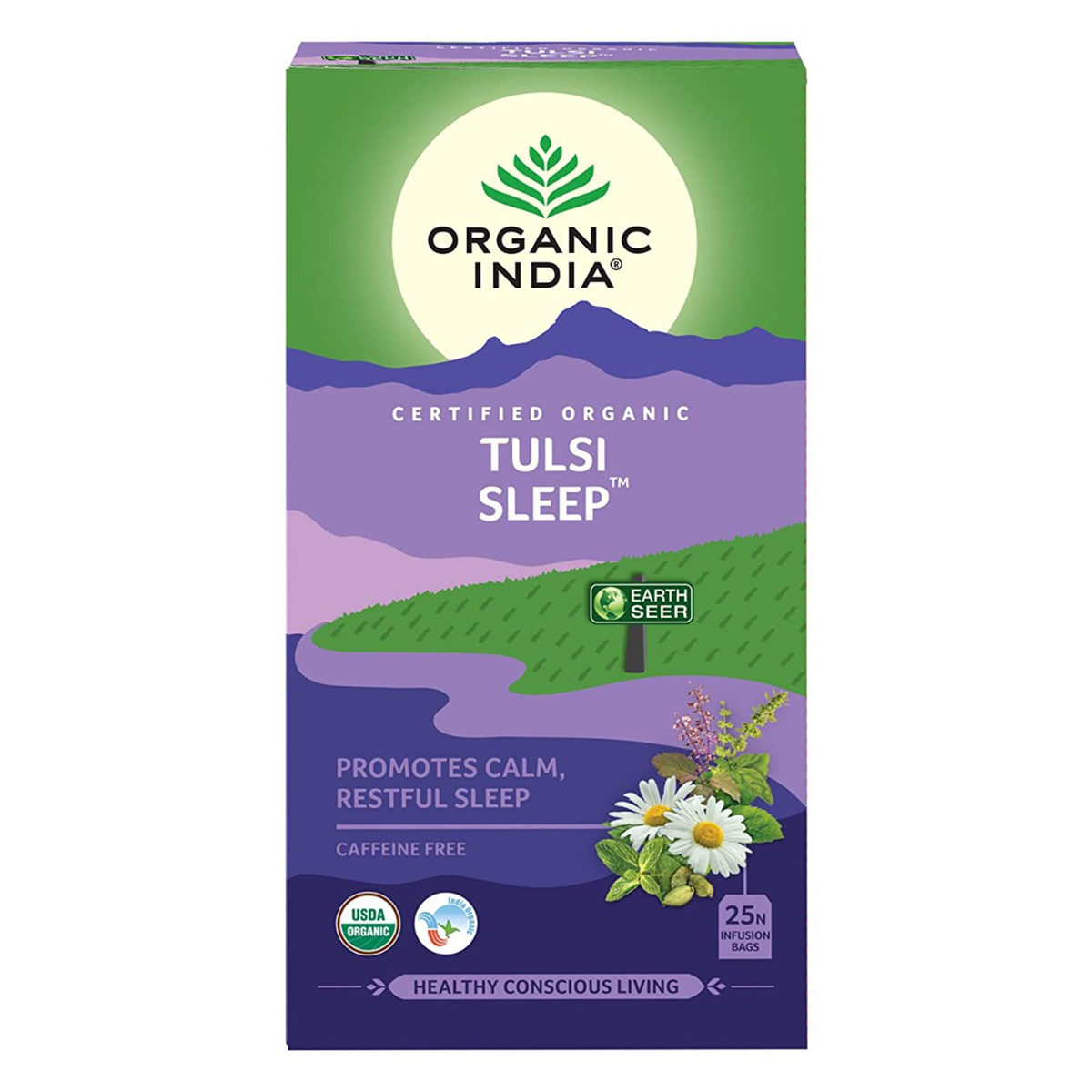 Organic India Tulsi Sleep, 25 Infusion Bags (25x1.8 gm) | Uses, Benefits, Price | Apollo Pharmacy