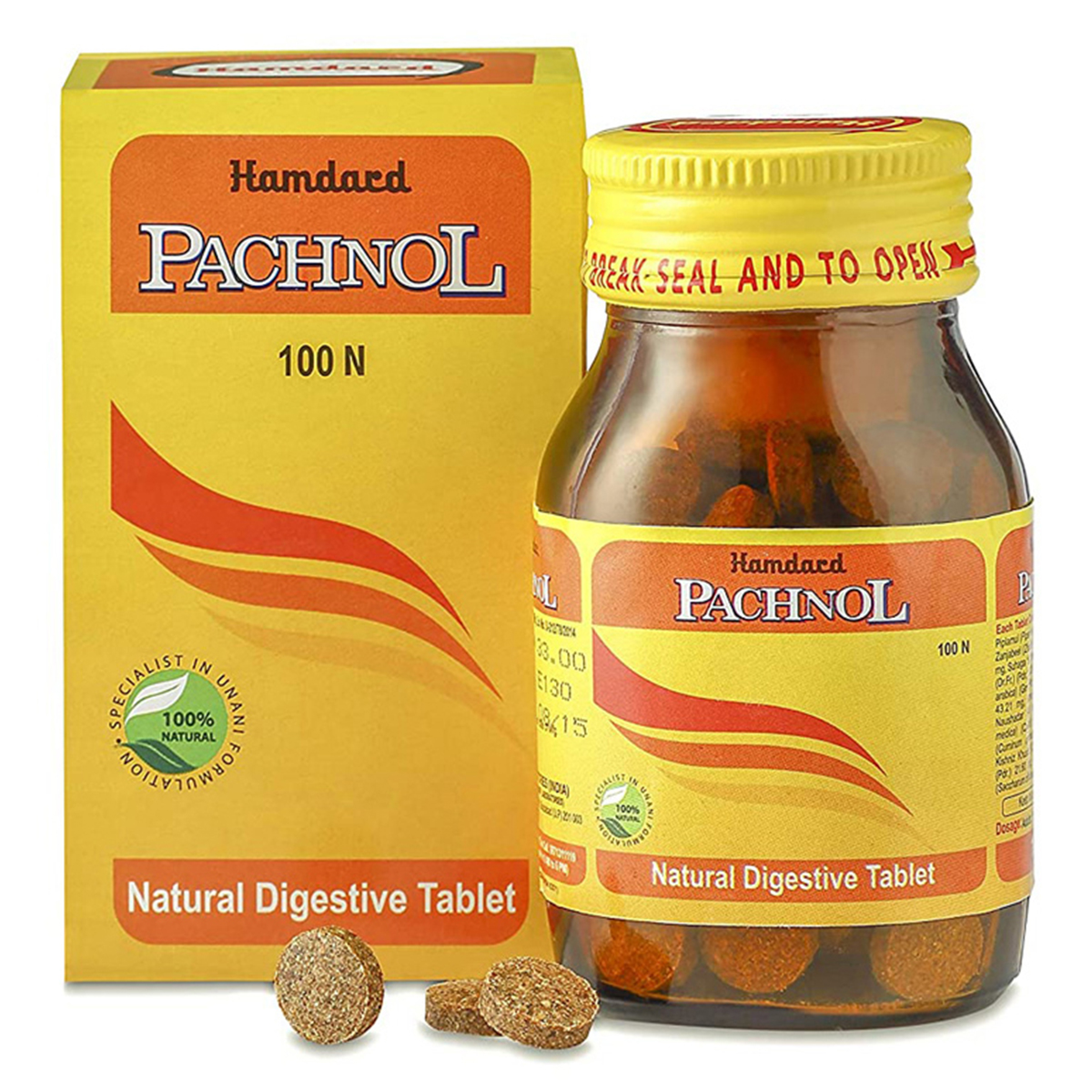 Buy Hamdard Pachnol, 100 Tablets | 19 Minutes Delivery | Apollo Pharmacy