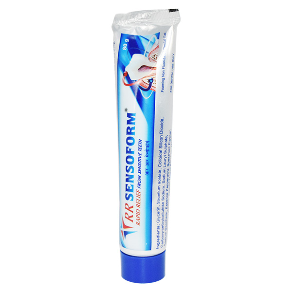 Buy RR Sensoform Rapid Relief Sensitive Teeth Toothpaste, 80 gm | 19 ...