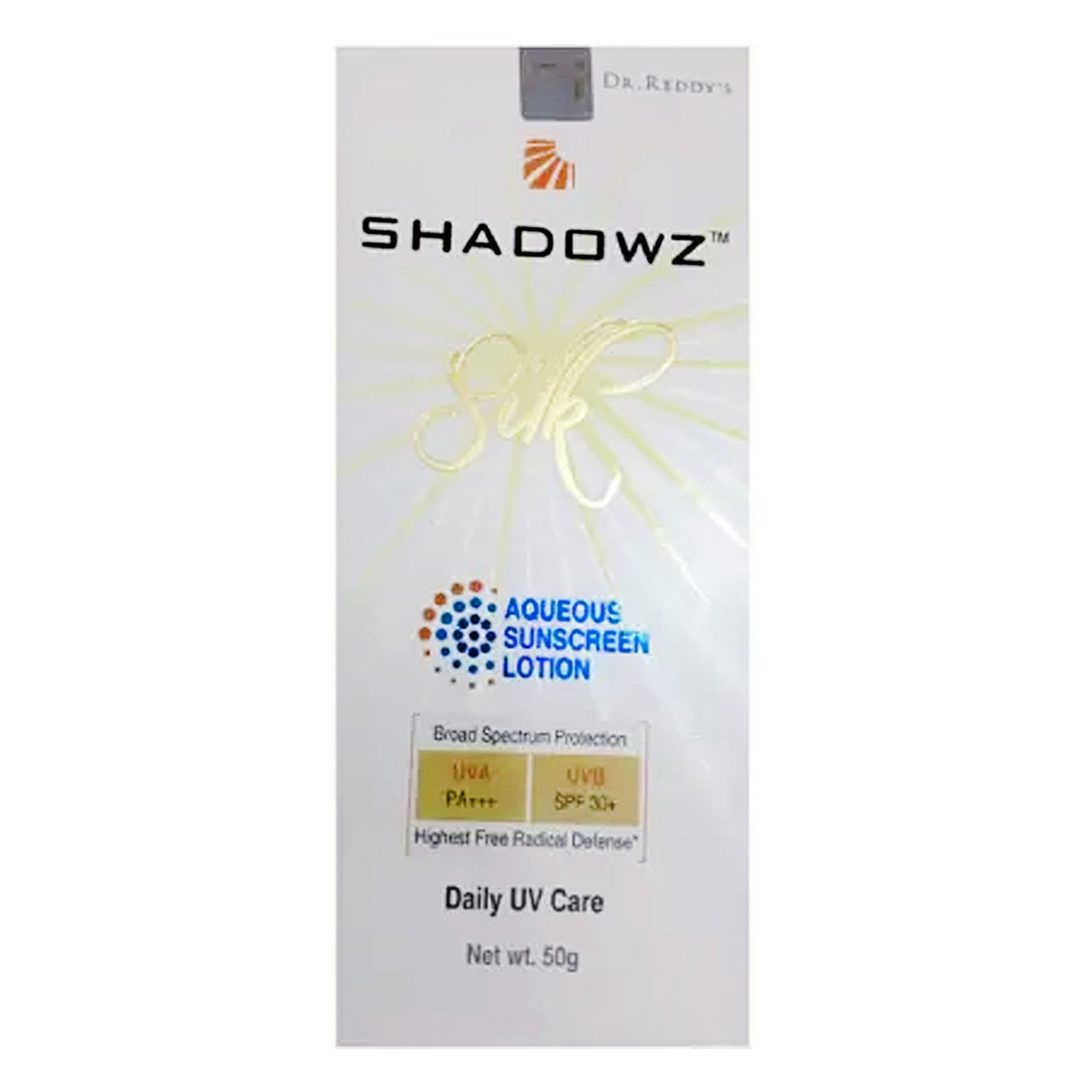 Shadowz Silk Sunscreen Lotion SPF 30+ PA+++, 50 gm | Uses, Benefits ...
