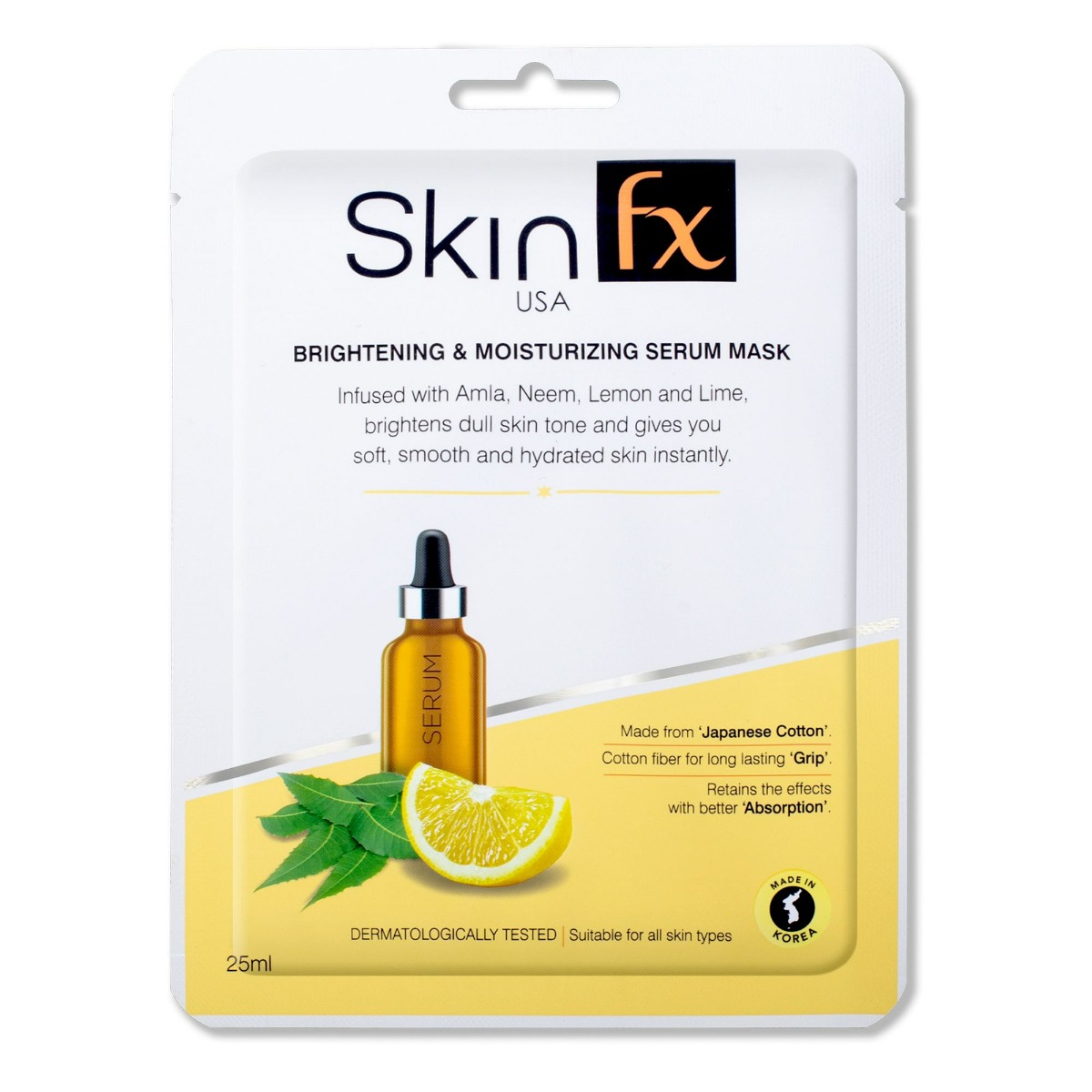 Skin Fx Brightening & Moisturizing Serum Mask, 25 ml | Uses, Benefits ...
