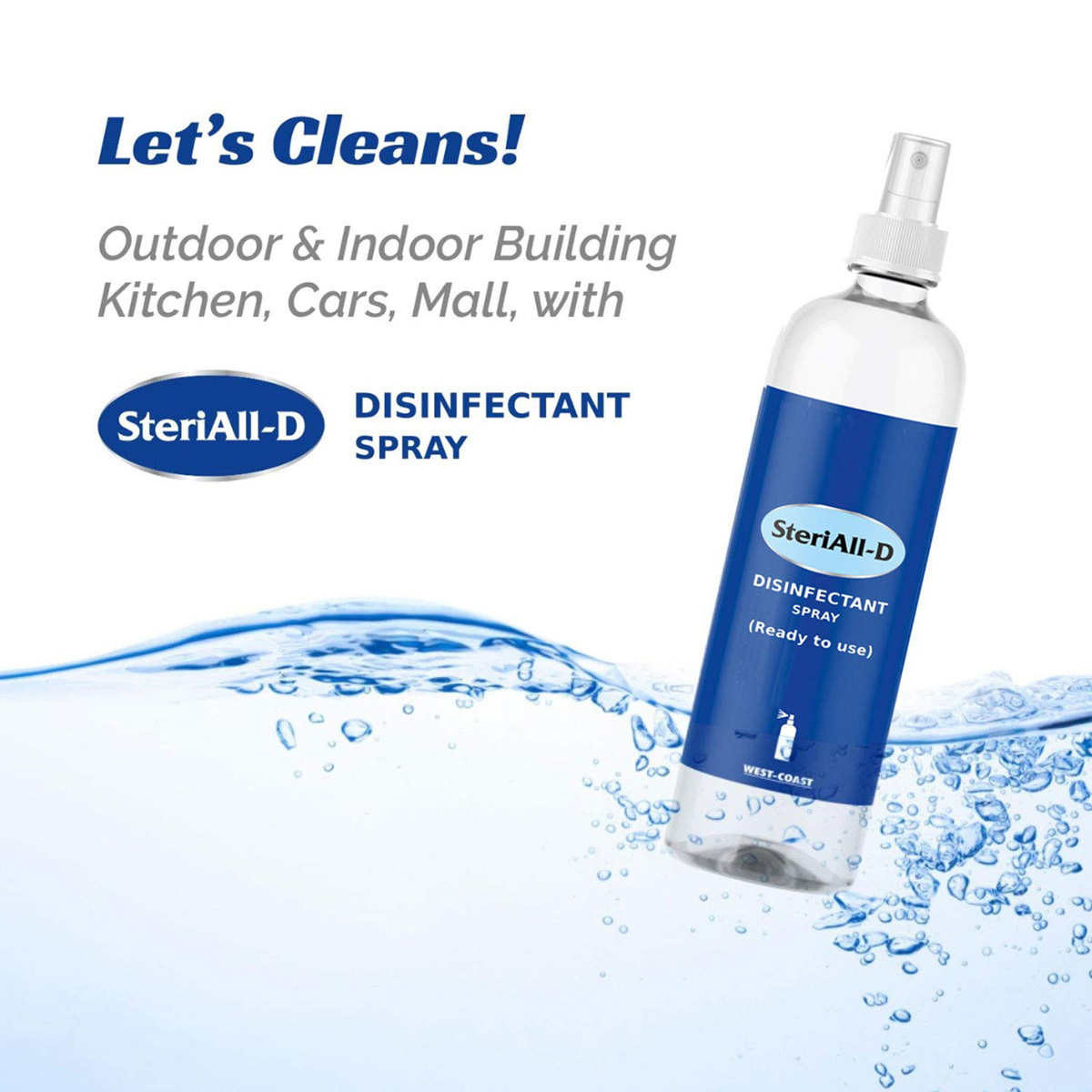 Steriall-D Surface Disinfectant Spray, 500 ml Price, Uses, Side Effects ...